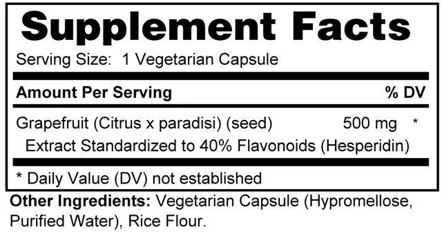 GFSE 500mg – Genesis Botanical Formulas