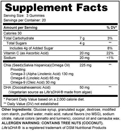Omega Gummies (3,6,9 Plus DHA) – Genesis Botanical Formulas