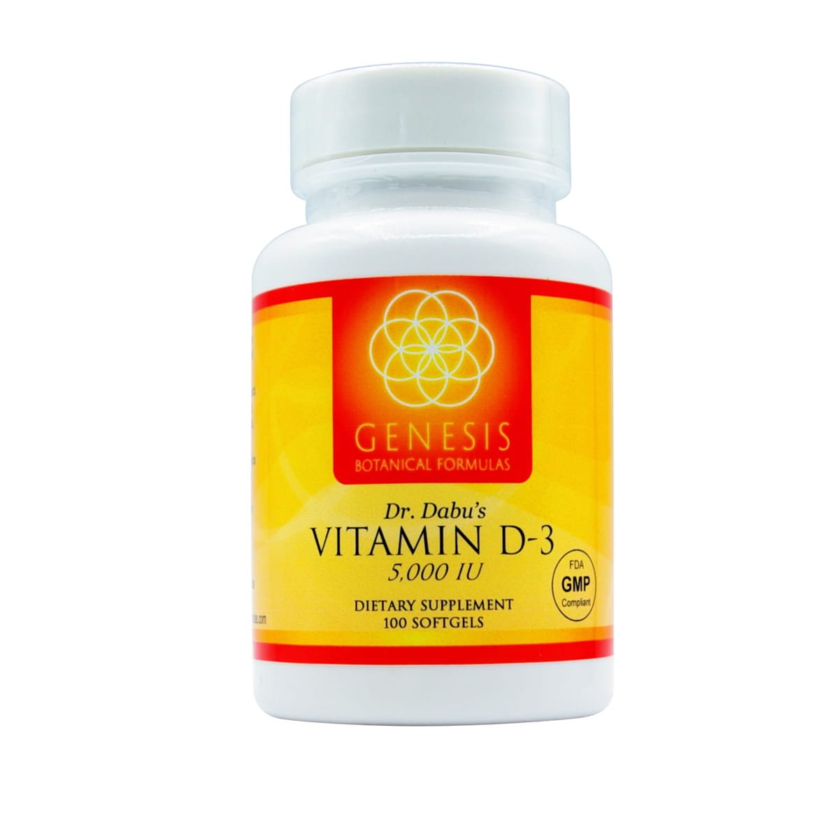 Vitamin D-3 5000 IU Softgels – Genesis Botanical Formulas